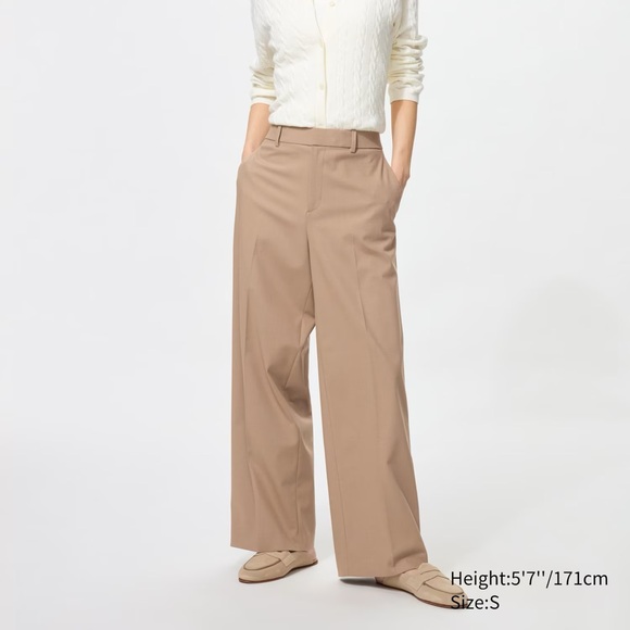 Uniqlo | Pants & Jumpsuits | Uniqlo Smart Wide Pants | Poshmark